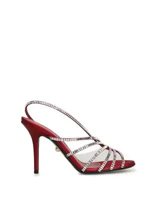 ALEVI MILANO Penelope Crystal-embellished Sandals - Red