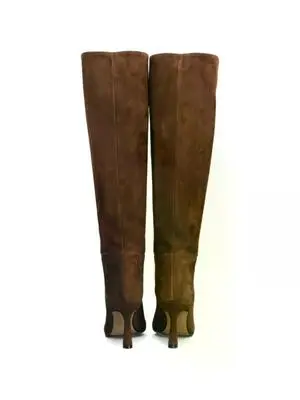 L'ARIANNA Pointed-toe Suede Boots