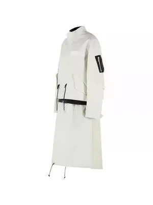 Sacai Layered Drawstring Wool Coat