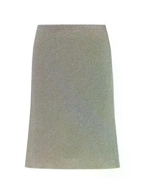 Miu Miu Knitted Flared Mini Skirt