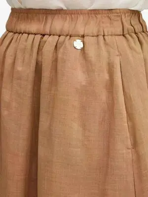 SILVIAN HEACH Gathered Elasticated-waist Midi Skirt