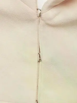 Elisabetta Franchi Shawl-lapel Pleated-sleeve Jacket