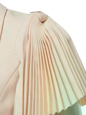Elisabetta Franchi Shawl-lapel Pleated-sleeve Jacket