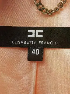 Elisabetta Franchi Shawl-lapel Pleated-sleeve Jacket