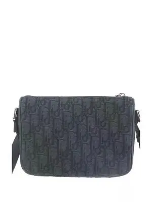 Dior Oblique Jacquard And Mesh Messenger Bag