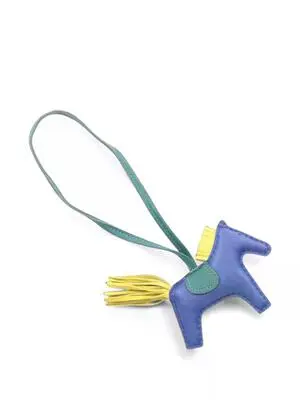 Hermès 2000s Pm Rodeo Bag Charm - Blue
