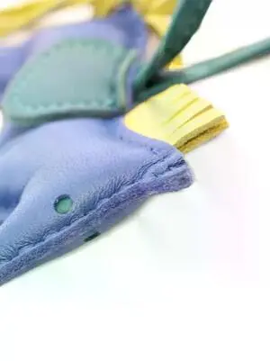 Hermès Pm Rodeo Bag Charm - Blue