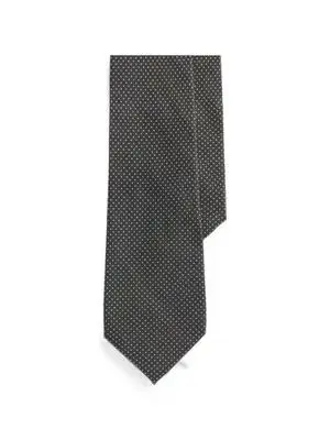 Ralph Lauren Purple Label Polka-dot Tie - Grey