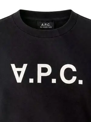 A.p.c. Logo-print T-shirt - Blue