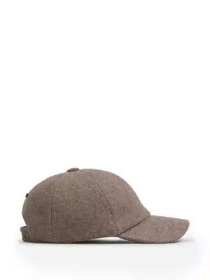 Fedeli Cashmere Baseball Cap - Brown