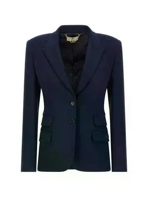 Elisabetta Franchi Jacket In Lightweight Crêpe