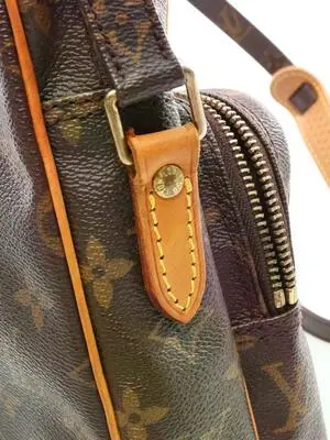 LOUIS VUITTON Monogram Canvas Shoulder Bag - Brown