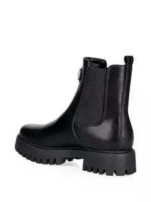 Guess Logo-plaque Lug-sole Ankle Boots