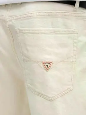Guess Logo-patch Denim Shorts