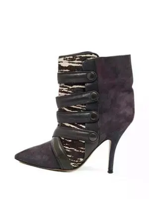 Isabel Marant Étoile Calf Hair Suede Ankle Boots