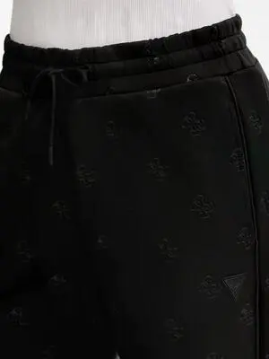 Guess Logo-embossed Drawstring-waist Track Pants