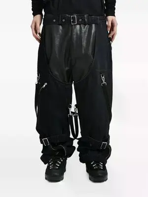 JUN/NAKAYAMA Bondage-style Denim Chaps