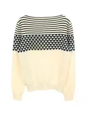 Saint Laurent 2010s Geometric-pattern Sweater