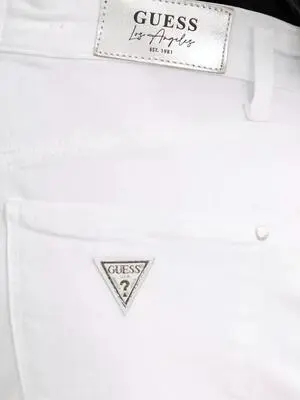Guess Logo-patch Straight-leg Jeans