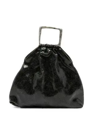 AUTENTICA 504 Medium Crinkled-effect Frame Pouch