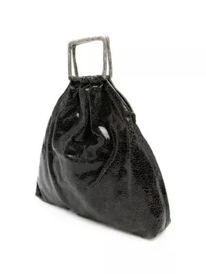 AUTENTICA 504 Medium Crinkled-effect Frame Pouch