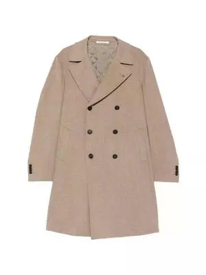 Tagliatore Double-breasted Coat - Neutrals