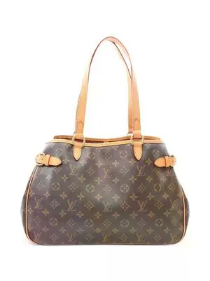 LOUIS VUITTON Monogram Canvas Batignolles Horizontal Shoulder Bag - Brown