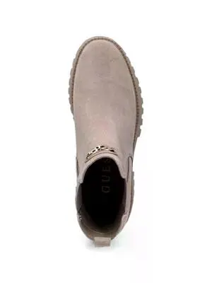 Guess Logo-plaque Chunky-sole Ankle Boots