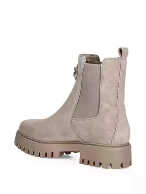 Guess Logo-plaque Chunky-sole Ankle Boots