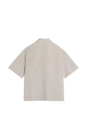 Maison Kitsuné Logo-embroidered Short-sleeve Shirt