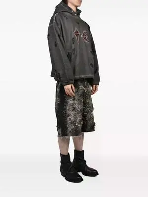 THUG CLUB Rock Distressed Hoodie