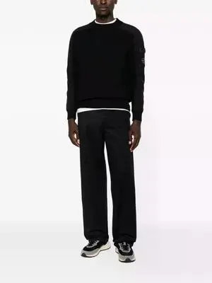 MURPHY&NYE Contrast-panel Flap-pocket Sweater