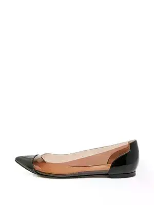 GIANVITO ROSSI Plexi Ballet Flats