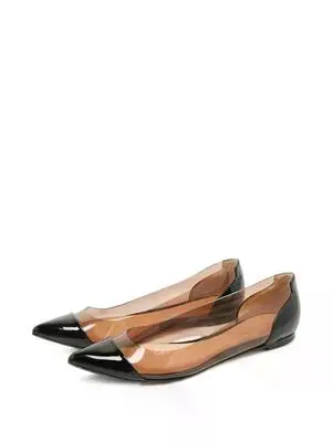 GIANVITO ROSSI Plexi Ballet Flats
