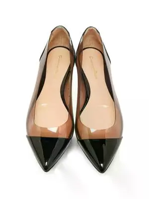 GIANVITO ROSSI Plexi Ballet Flats