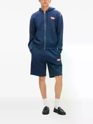 Kenzo Loves Embroidered Zip-up Hoodie