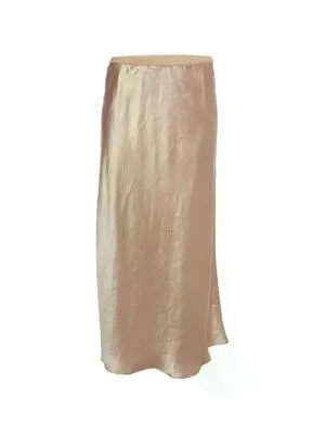 Max Mara A-line Satin Midi Skirt