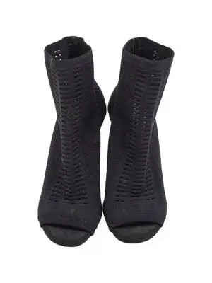 GIANVITO ROSSI Fiona Knit Ankle Boots