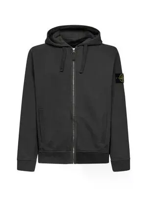 Stone Island Logo-patch Zip-up Hoodie