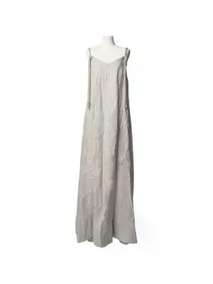 MULLER OF YOSHIOKUBO Rope-strap V-neck Maxi Dress - Neutrals