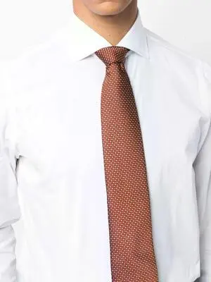 FINAMORE 1925 Long-sleeved Cotton Shirt