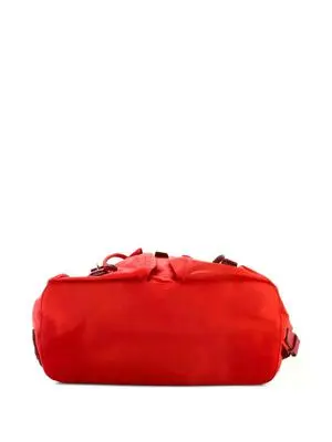 Prada Double Pocket Buckle Tessuto Medium Backpack