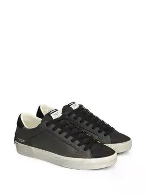 CRIME LONDON Distressed-effect Panelled Sneakers
