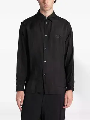 Undercover Embroidered-logo Long-sleeve Shirt