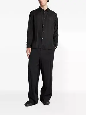 Undercover Embroidered-logo Long-sleeve Shirt