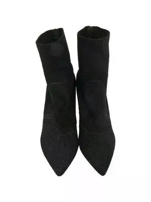 GIANVITO ROSSI Fiona Knit Ankle Boots