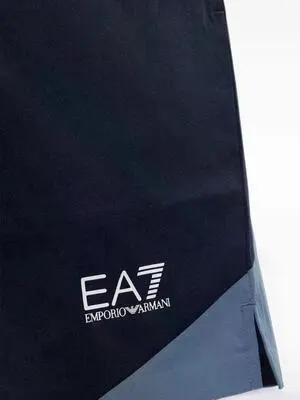 EA7 Logo-print Shorts