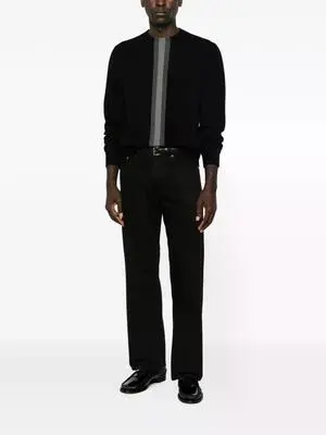 Gucci Stripe-detail Crew-neck Sweater