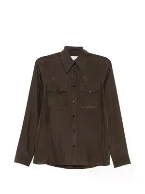 XACUS Flap-pocket Shirt - Brown