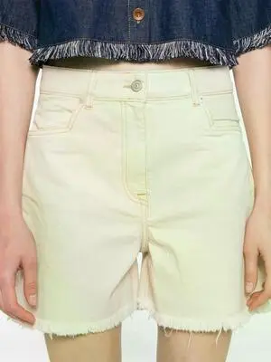 Paul Smith Raw-cut Hem Denim Shorts